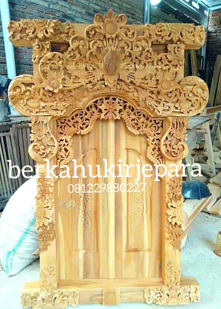 Gebyok Jendela Ukir Motif Bali - BERKAH UKIR JEPARA